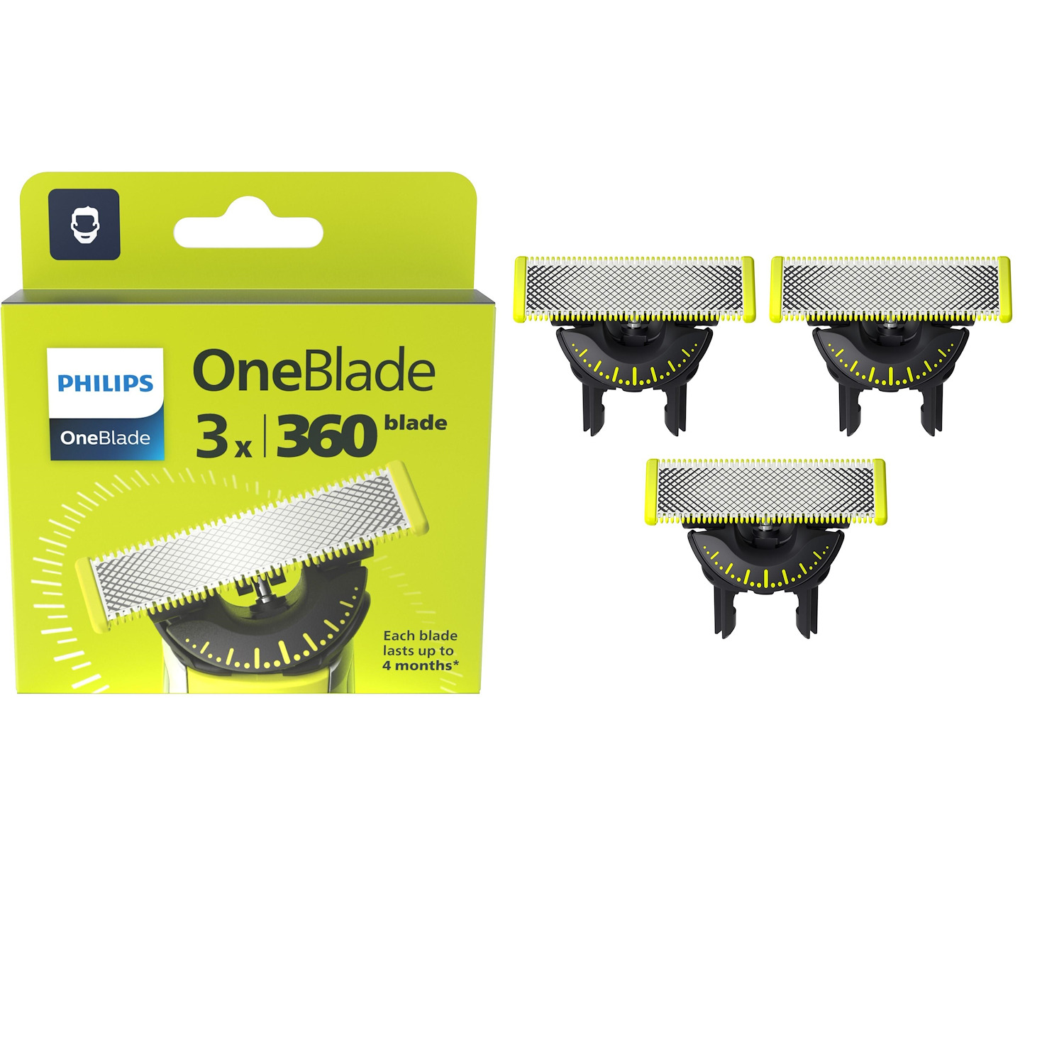 PHILIPS Accessori Epilaz./Depilaz. ONEBLADE LAMA DI RICAMBIO 360 ...