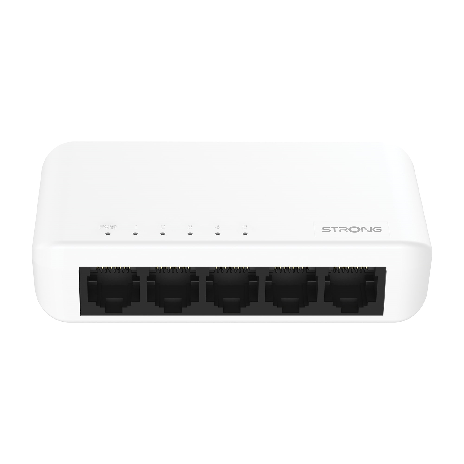 STRONG Switch STORNG SWITCH 5-PORT GIGABIT IN PLASTICA DA SCRIVANIA O DA MURO. 5 PORTE GIGABIT ...